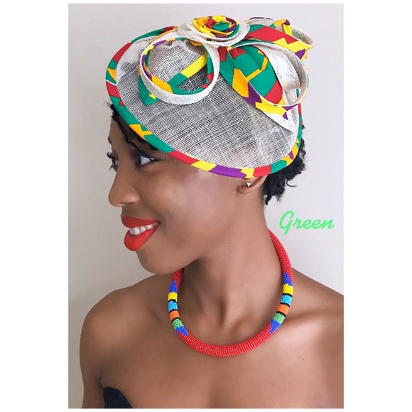 Accessories | African Print Dashiki Fascinator Head Gear | Poshmark